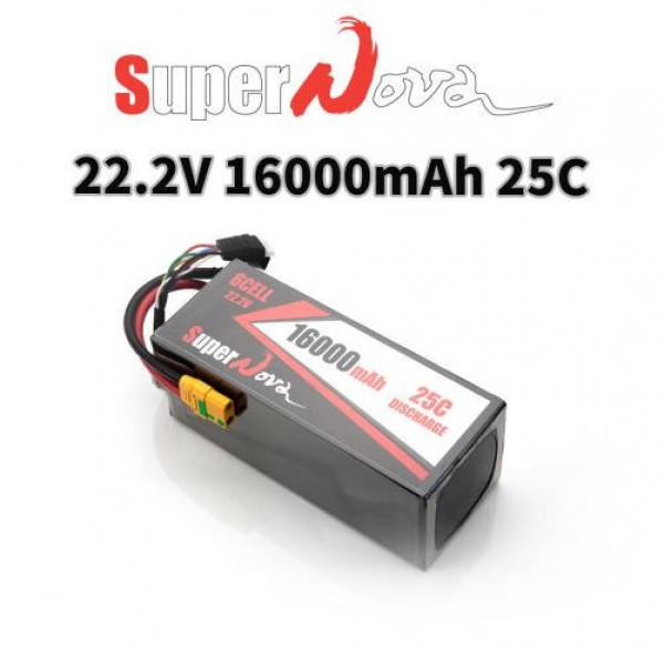 [SUPERNOVA] 슈퍼노바 6셀 16000mAh 25C 배터리 [산업/방제/대형드론]